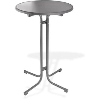 Dema Dema - Table de bistro haute - Mange-debout pliable Treviso - anthracite