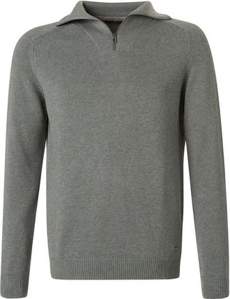 Ragman Herren Troyer grau unifarben