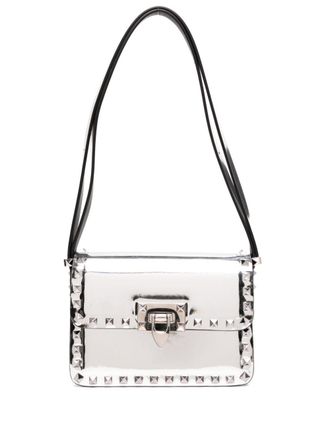 Valentino Garavani pochette Rockstud23 - Argent