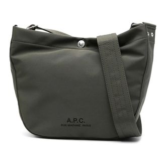 A.P.C. Gr&uuml;ne Schultertasche mit Innentasche - - Bags - Damen - Gr&uuml;n - ONE SIZE