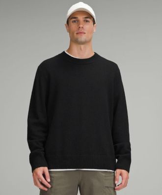 lululemon Pull en maille &agrave; coupe d&eacute;contract&eacute;e pour Hommes - Taille 2XL