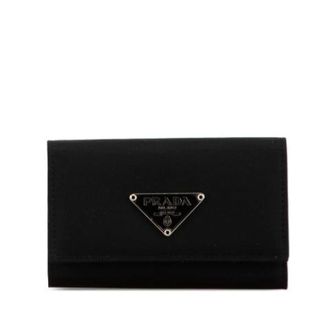 Prada Pre-owned Nylon Key Holder - - Pre-owned - Damen - Schwarzk - ONE SIZE
