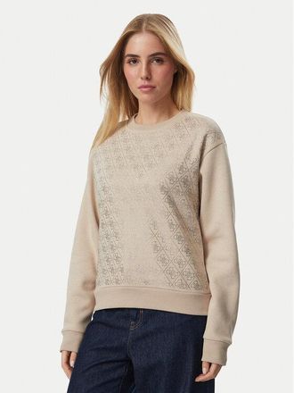 Guess Sweatshirt W6BQ14 K6060 Beige Regular Fit