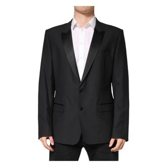 Dolce & Gabbana Martini Jacket - - Suits - Herren - Schwarzk - 2XL