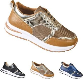 Generic Chaussures de course &agrave; pied l&eacute;g&egrave;res et respirantes pour femme - Chaussures de sport d&eacute;contract&eacute;es &agrave; lacets - Chaussures de tennis - Antid&eacute;rapantes - P