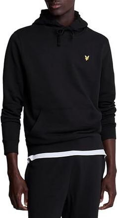 Lyle & Scott FELPA Uomo LYLE & SCOTT 1874 ML416VOG PULLOVER HOODIE Z865 JET BLACK