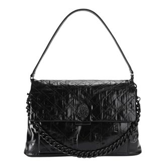 Kurt Geiger Femme, Sacs, Noir, Taille: ONE Size Celia XL Sac Bandouli&egrave;re Drench