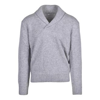 KANGRA Pullover mit Schalkragen - - Knitwear - Herren - Grau - L