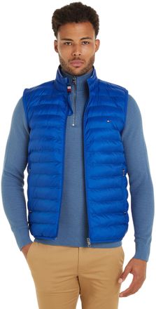 Tommy Hilfiger Herren Weste Packable Recycled Steppweste, Blau (Ultra Blue), L