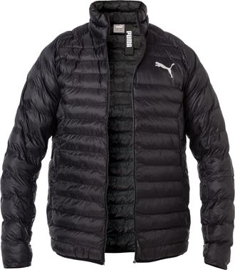 Puma Herren Steppjacke schwarz Mikrofaser/Funktion unifarben