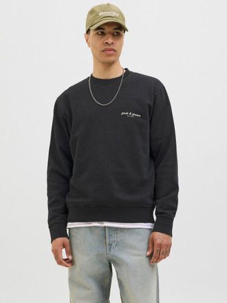 Jack & Jones Sweatshirt JJEDOVER PRINT SWEAT CREW NECK