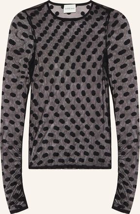 Love Stories Love Stories Lounge-Shirt Elle Aus Mesh schwarz