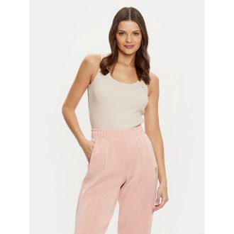 Guess Top V4YP06 K8RT2 &Eacute;cru Regular Fit