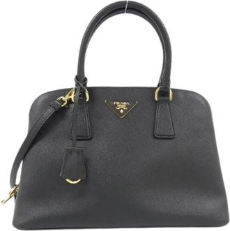 Prada Sac Saffiano Lux Pre-owned - Femme - Pre-owned - Noir - Taille: ONE Size