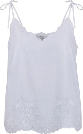 ottod'Ame Femme, Tops, Blanc, Taille: 36 FR Top ricami