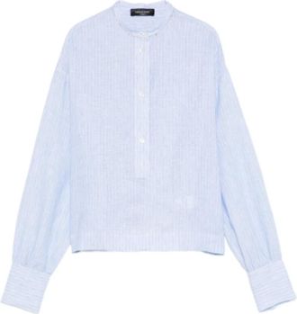 Fabiana Filippi Femme, Blouses et Chemises, Bleu, Taille: 38 FR T-Chemises