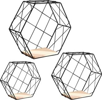 Generic Schwebende Wandregale, Schweberegale Set | Aufbewahrungs-Ausstellungsregal, modernes Design, Dekoration f&uuml;r K&uuml;che, B&uuml;ro, Wohnzimmer, Fotos, Pflanzen