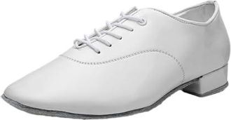 Generic Chaussures d&eacute;contract&eacute;es classiques &agrave; lacets Oxford en cuir &agrave; bout pointu pour homme - Talon bloc - Antid&eacute;rapantes - Tendance - Pour lint&eacute;rieur et lex