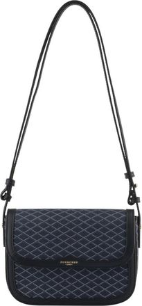 Pourchet Femme, Sacs, Bleu, Taille: ONE Size Petit port&eacute; travers &agrave; rabat