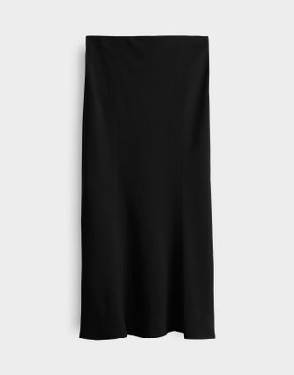 someday Damen Midirock | ODINI TECH Midirock aus technischer Doubleface Qualit&auml;t Black, 36