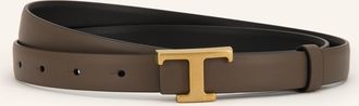 Tod's Tods Lederg&uuml;rtel Zum Wenden braun