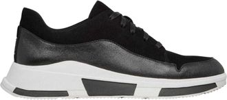 FitFlop Fit Flop - Sneaker f&uuml;r Herren, Wildleder, Klobiger Absatz (Schwarz)