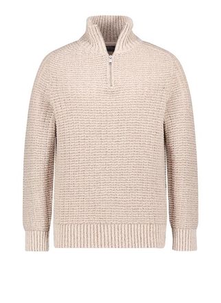 Marc O'Polo Herren Pullover beige unifarben