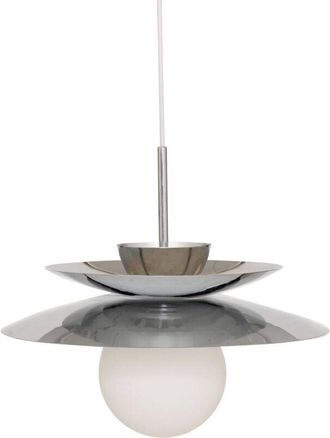 Atmosphera Suspension Omia argent H125cm Atmosphera créateur dintérieur
