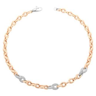 Orphelia Femme Argent plaqué or Rond Transparent Zircon