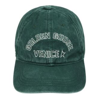 Golden Goose Femme, Accessoires, Vert, Taille: ONE Size Casquette de baseball