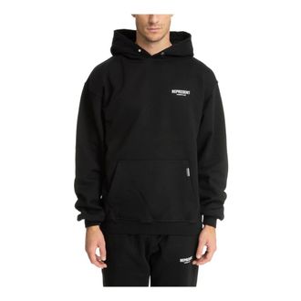 Represent Represent, Homme, Sweatshirts et sweats &agrave; capuche, Noir, Taille: XL Sweat &agrave; Capuche &agrave; Motif et Logo avec Fermeture &agrave; Bouton-Pression