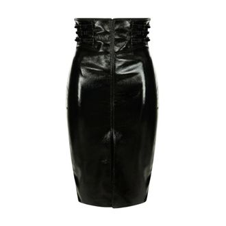 Elisabetta Franchi Midi-Bleistiftrock - - Skirts - Damen - Schwarzk - XL