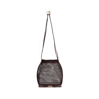 Alaia Le Pochon Bag in Fishnet