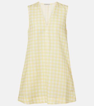 Asceno Robe en lin et coton