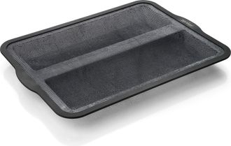 Zenker Baguette-Backform 36 x 26 cm, hochwertige Glasfaserverstärkte Silikonbackform mit festen Nylon Rand, Baguetteform mit hervorragende Antihaft-Eigenscha