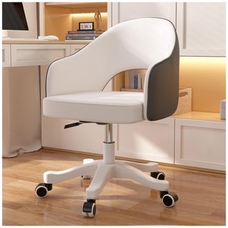 Generic 360&deg; Drehbarer B&uuml;rostuhl Aus PU-Leder Mit Verstellbarer H&ouml;he Und Armlehnen(E)