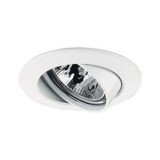 Paulmann 17953 LED Einbauleuchte Premium Line 51 mm rund max. 50W Einbaulampe Wei&szlig; Einbaulicht Alu Zink Deckenspot GU5,3