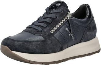 Paul Green Baskets basses pour femme, bleu, 42 EU