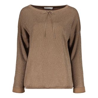 Fabiana Filippi Femme, Pulls, Brun, Taille: 38 FR Pull ras du cou