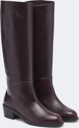 Aquazzura Bottes Sellier en cuir