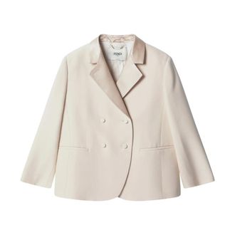 Fendi Damen, Jacken, Beige, XSGr&ouml;&szlig;e