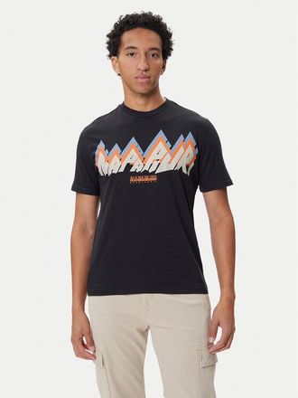 Napapijri T-Shirt Fiemme NP0A88T5 Schwarz Regular Fit