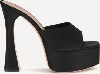 Amina Muaddi Dalida satin Sandals Female 40