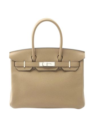 Hermès 2023 Taurillon Clemence Birkin Retourne 30 handbag - Marron