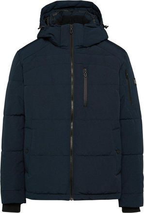 s.Oliver Winterjacke Outdoor-Jacke Wasserabweisende Steppjacke mit abnehmbarer Kapuze