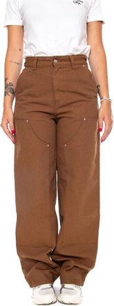 Carhartt Work in Progress Femme, Pantalons, Brun, Taille: W25 W June Double Knee Pant