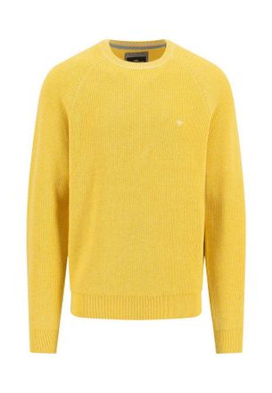 Fynch-Hatton Strickpullover mit Logo Stickerei