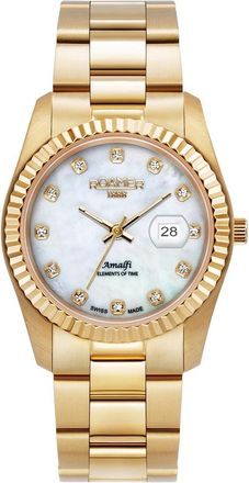 Roamer Femme, Accessoires, Jaune, Taille: ONE Size Amalfi Watch