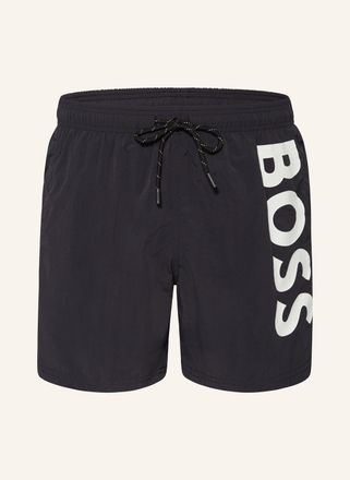 HUGO BOSS Badeshorts Octopus schwarz