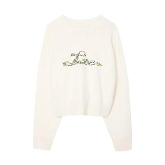 Paul Smith Maglia Ricamo Love - - Knitwear - Damen - Wei&szlig; - M